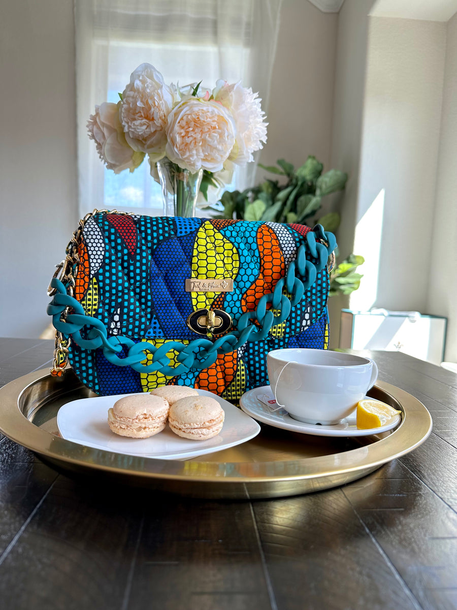 Olanna Blue Purse – Teal and Moxie Apparel